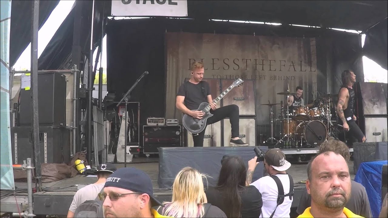 BlessTheFall live warped tour 2015 part 1 (GOPRO HD) - YouTube
