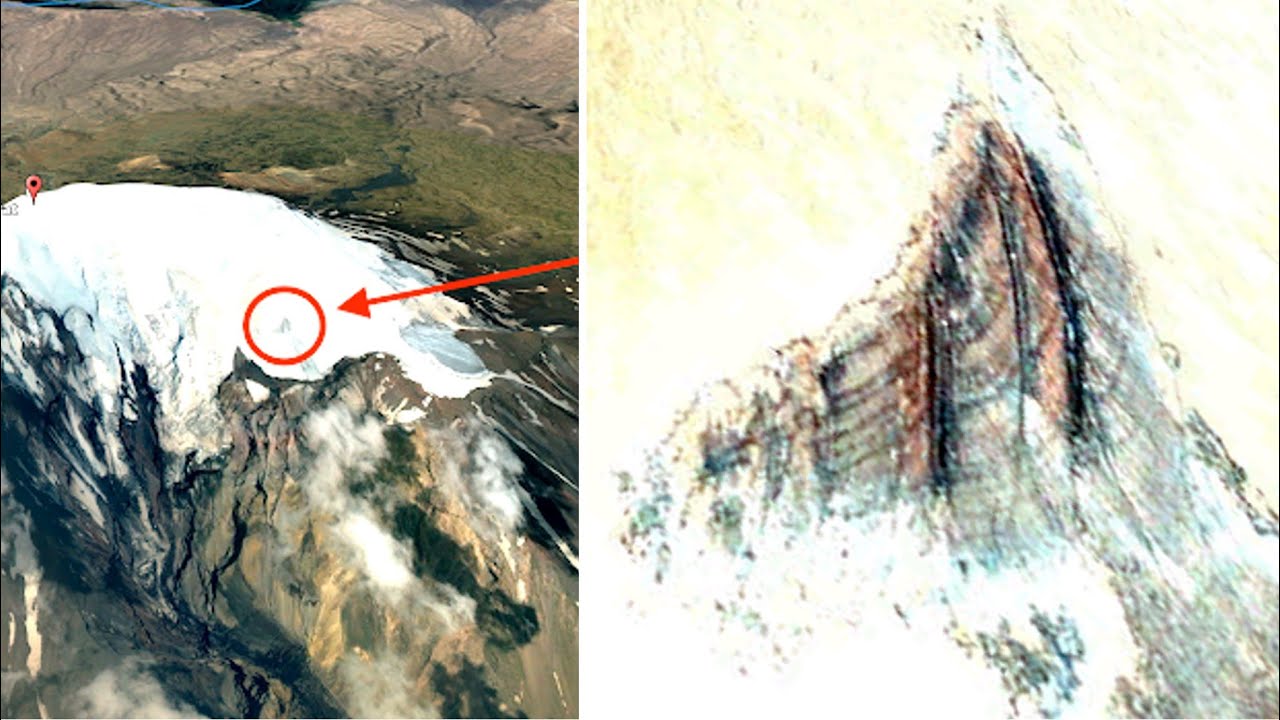 This Man Just Found Evidence Of A Huge Boat Melting Out Of The Top Of ...