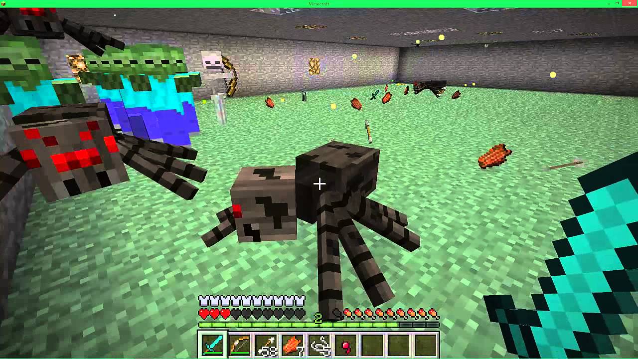 MINECRAFT Monster Battle 1 - YouTube