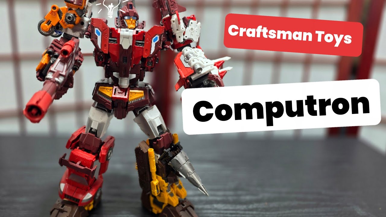 FULL REVIEW: Craftsman Toys Computron | The Legends Scale Technobot ...
