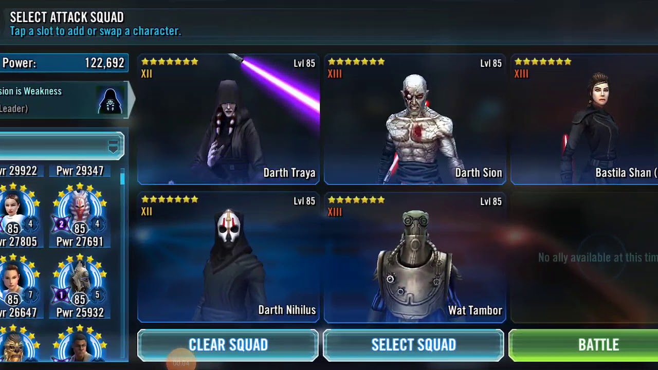 Sith Trio, BSF, Wat vs Geos - YouTube