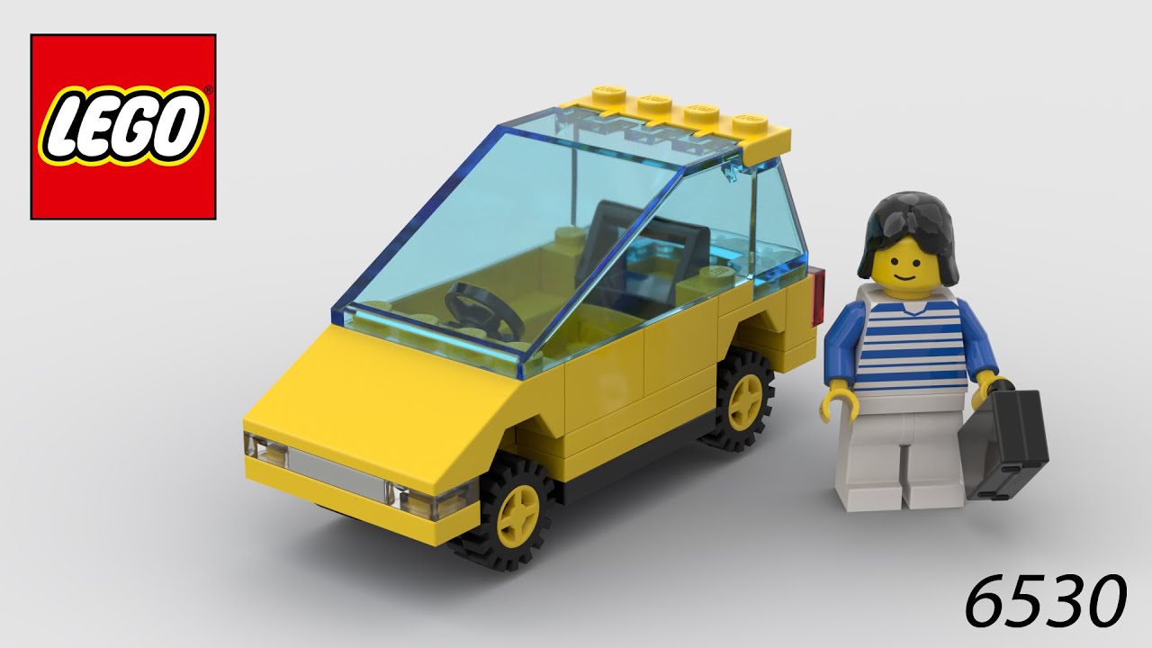 LEGO - Classic Town 6530: Sport Coupe (City Car) - Lego Speed Build by ...