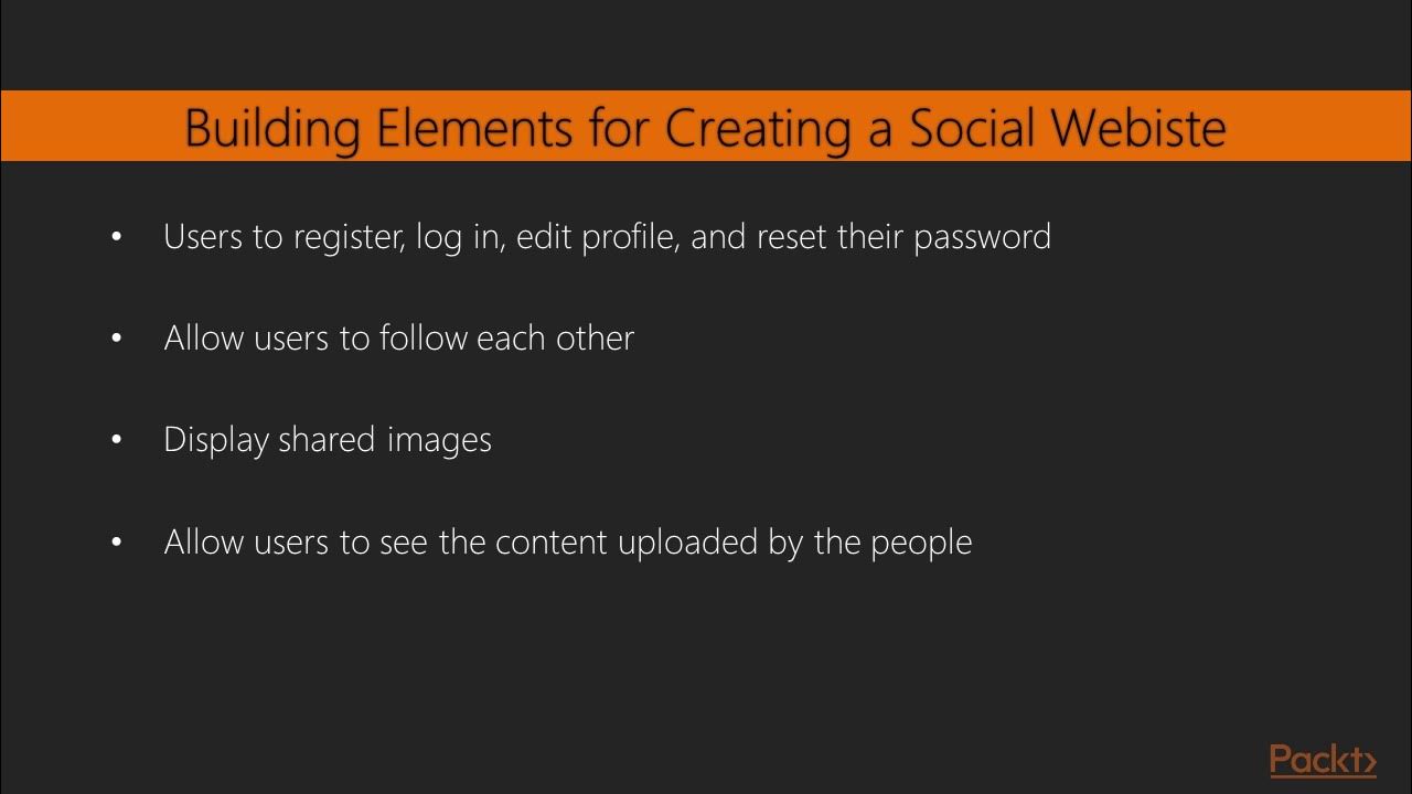 Django by Example : Creating a Social Website Project | packtpub.com - YouTube