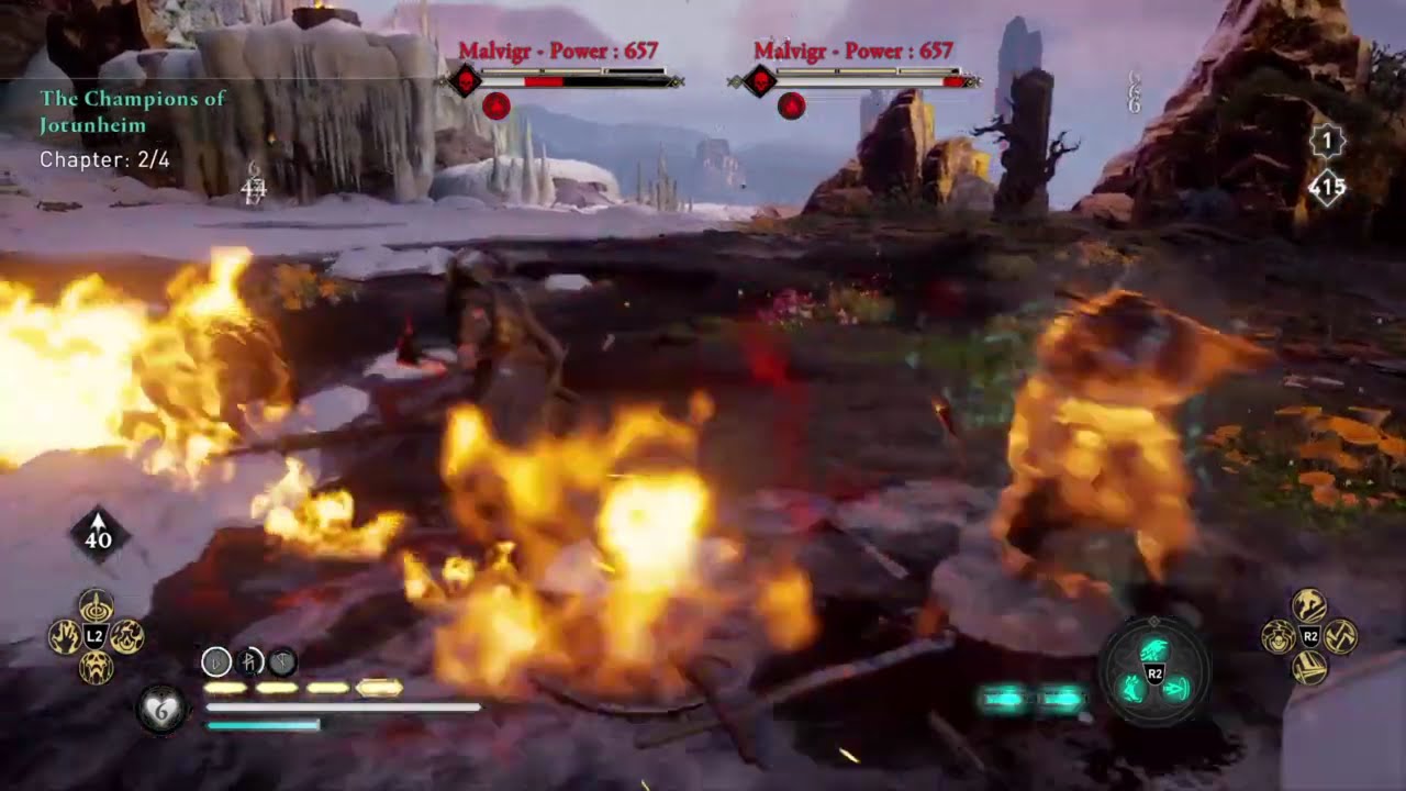 NEW Fire Build Dual Axes - Aesir Nightmare Difficulty Gameplay - AC ...