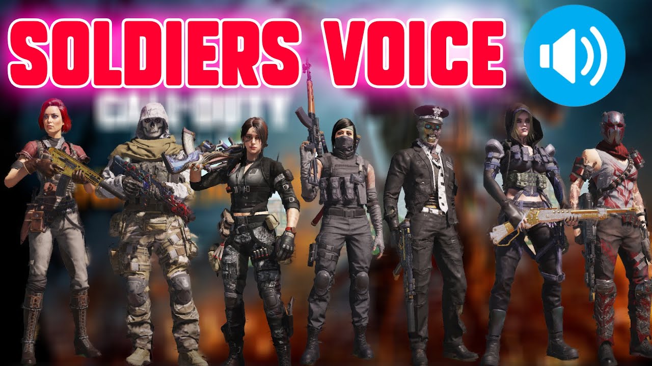 CALL OF DUTY MOBILE | THE VOICELINE OF SOLDIERS | CODM - YouTube