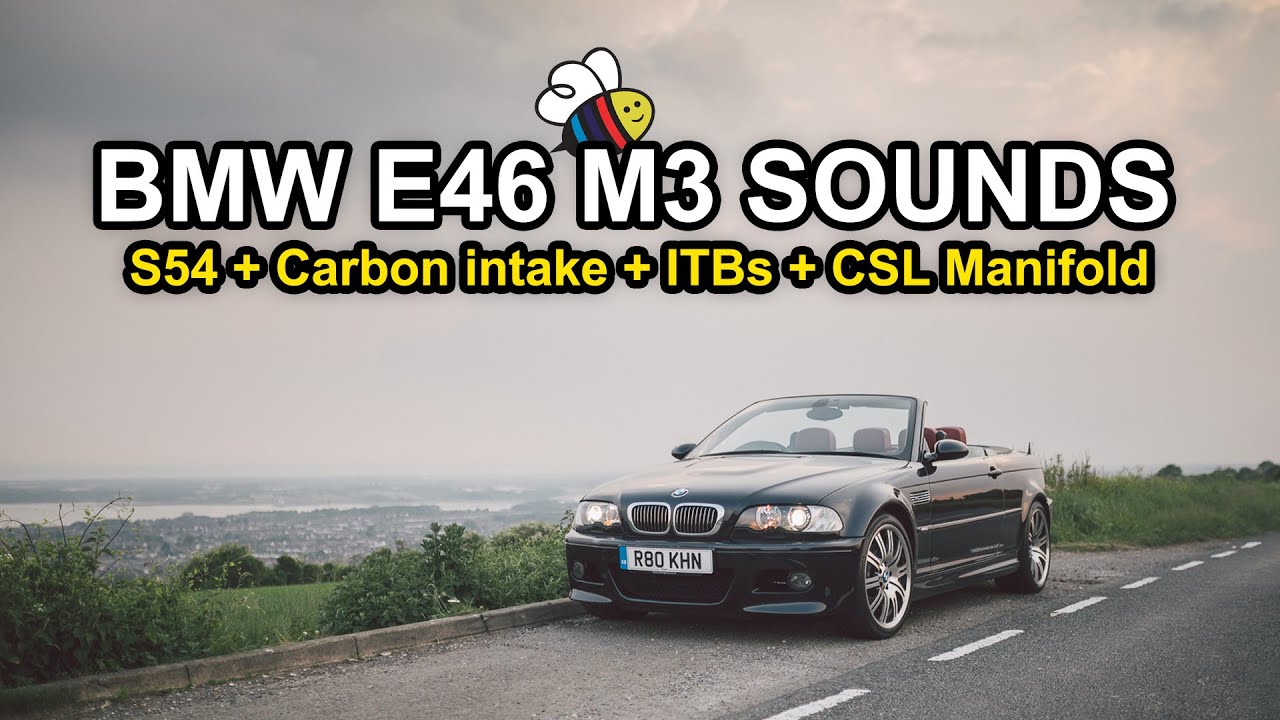 BMW E46 M3 S54 + Evolve Eventuri Intake + ITB Sound + Lavalier Mics ...