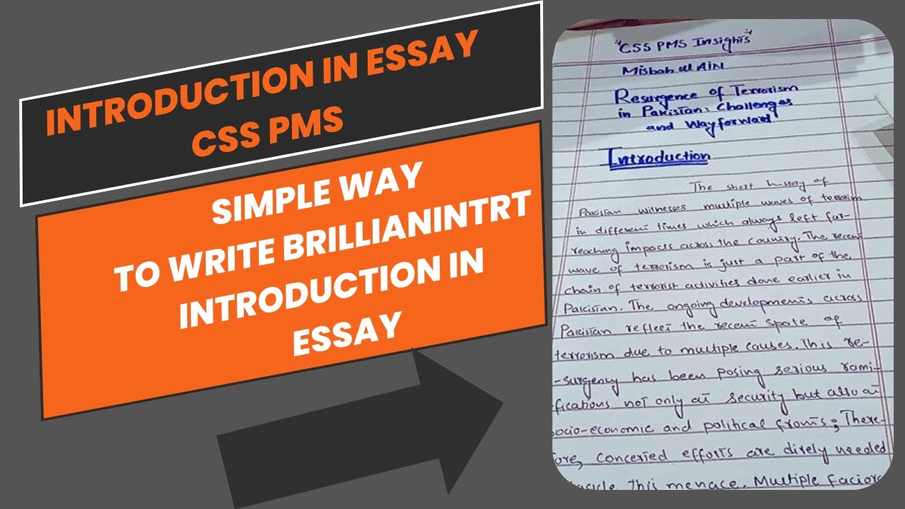 SIMPLE WAY OF PARAGRAPH WRITING IN ESSAY | SIMPLE METHOD TO WRITE A ...
