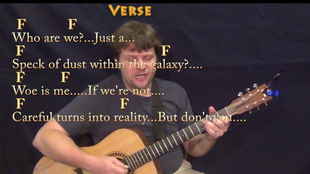 Lost Stars (Adam Levine) Guitar Cover Lesson with Chords/Lyrics - YouTube