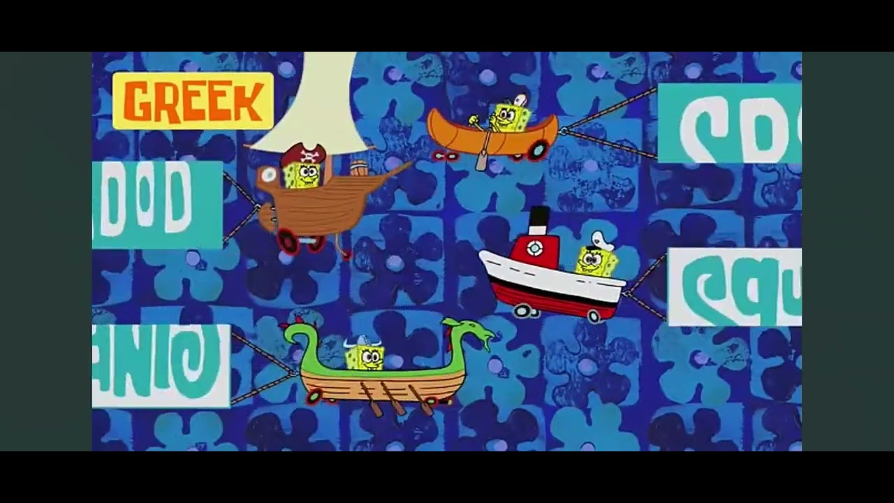 SPONGEBOB SQUAREPANTS THEME SONG GREEK - YouTube