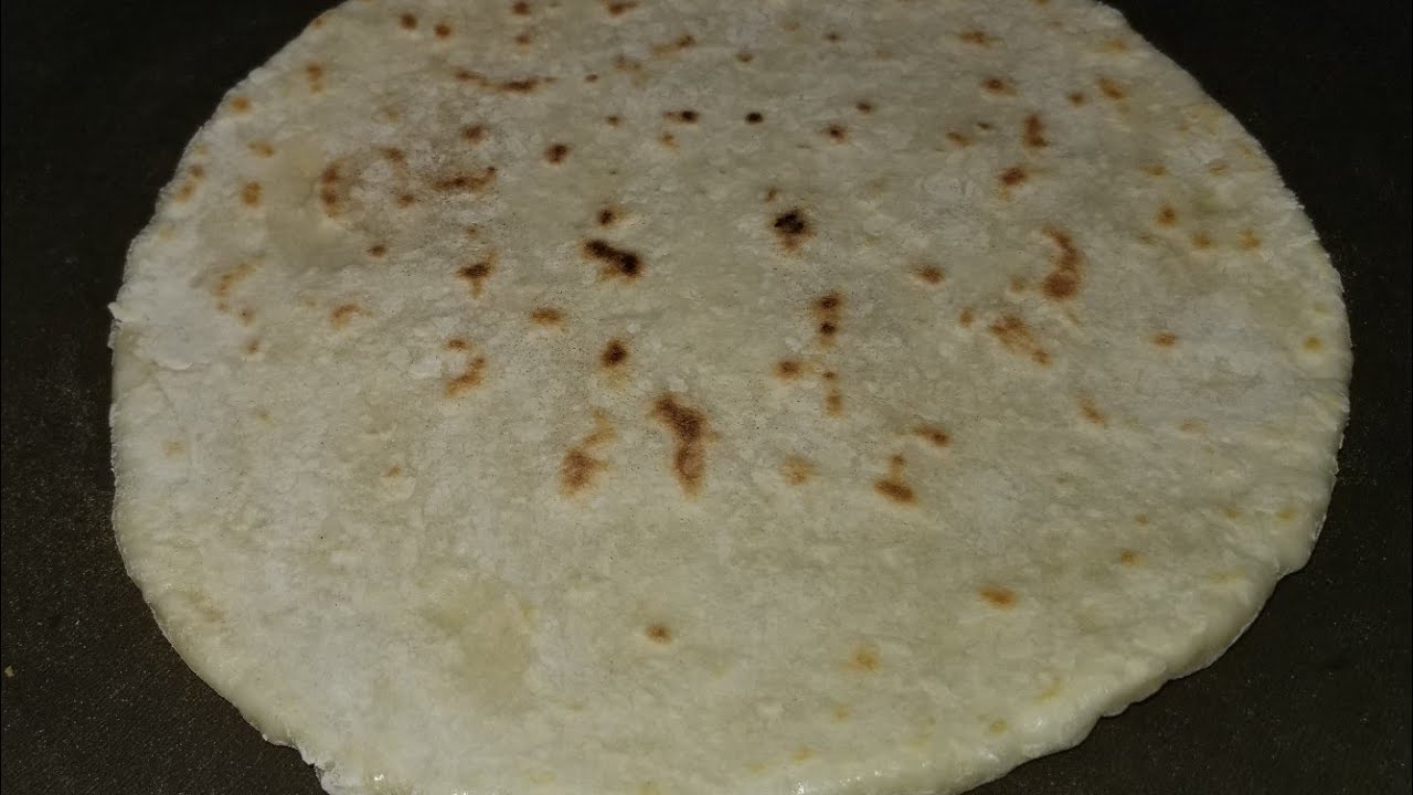 HEALTHY ROTI ... NO OIL ... MADE WITH CASSAVA & COCONUT FLOUR - YouTube