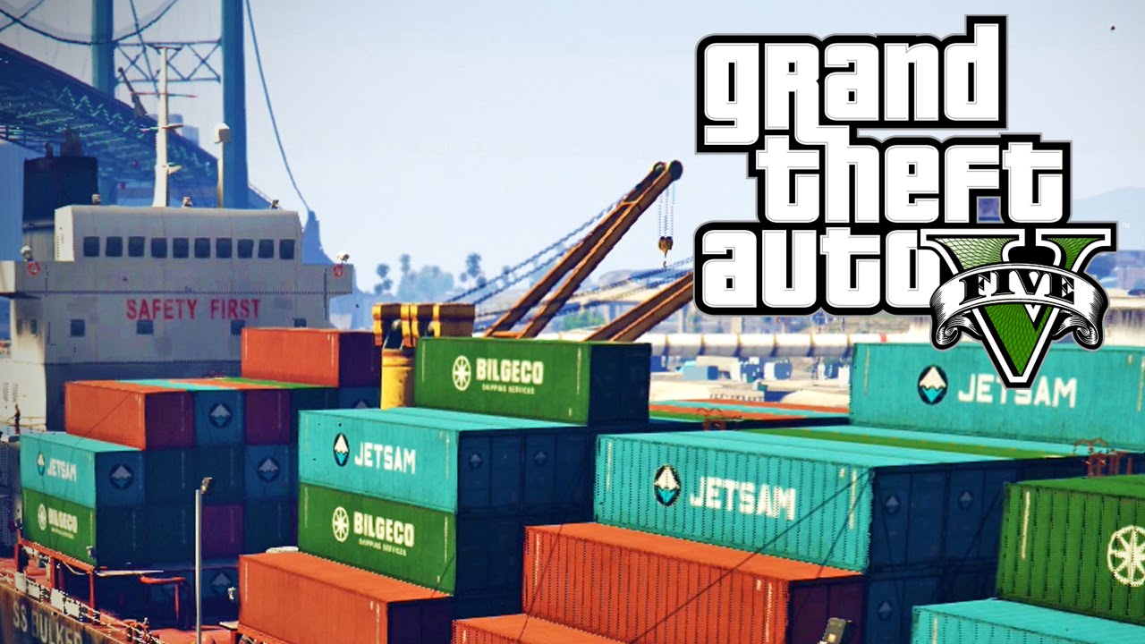 GTA V on PS4 - Dock Work - YouTube