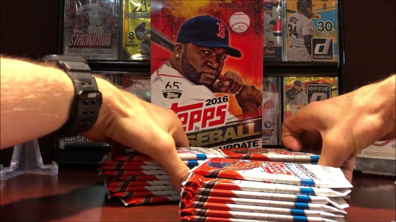 HUGE TRIPLE RELIC HIT!!! 2016 Topps Update Baseball Hobby Box Break ...
