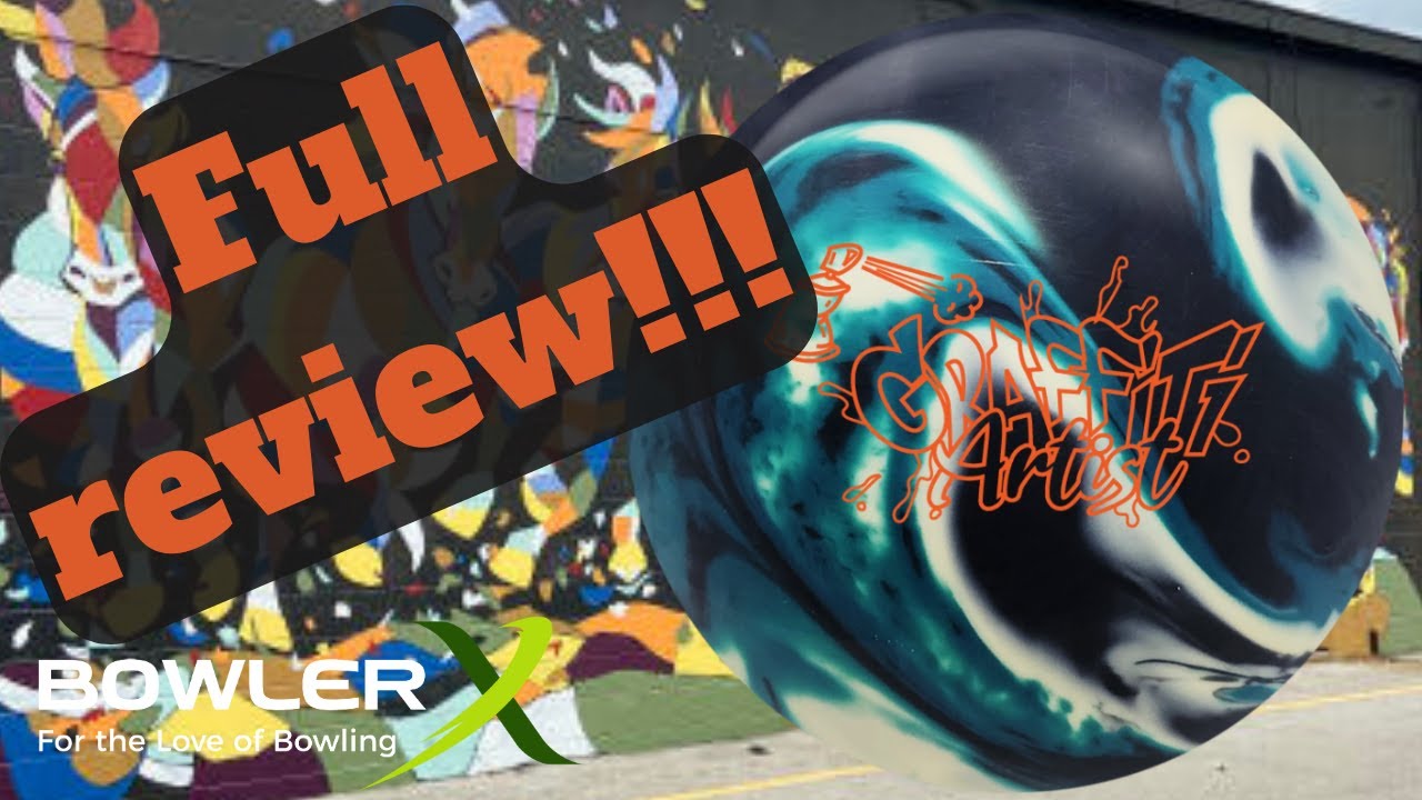 SWAG Graffiti Artist Bowling Ball | BowlerX Full Review with JR Raymond ...