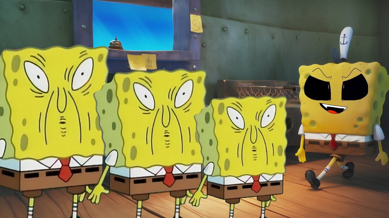 Monster How Should I Feel meme - 3D Spongebob and 2D Chinese alien ...