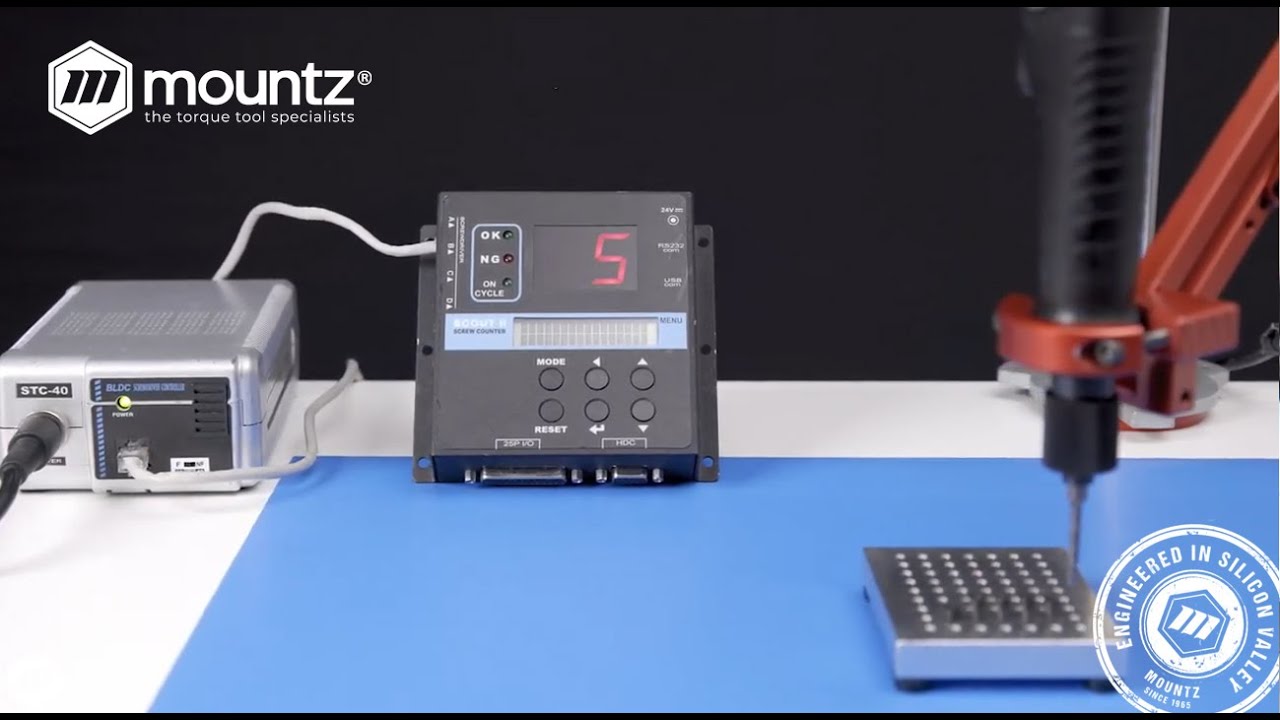 Mountz Scout Screw Counter Reduces Costly Screw-Fastening Errors - YouTube