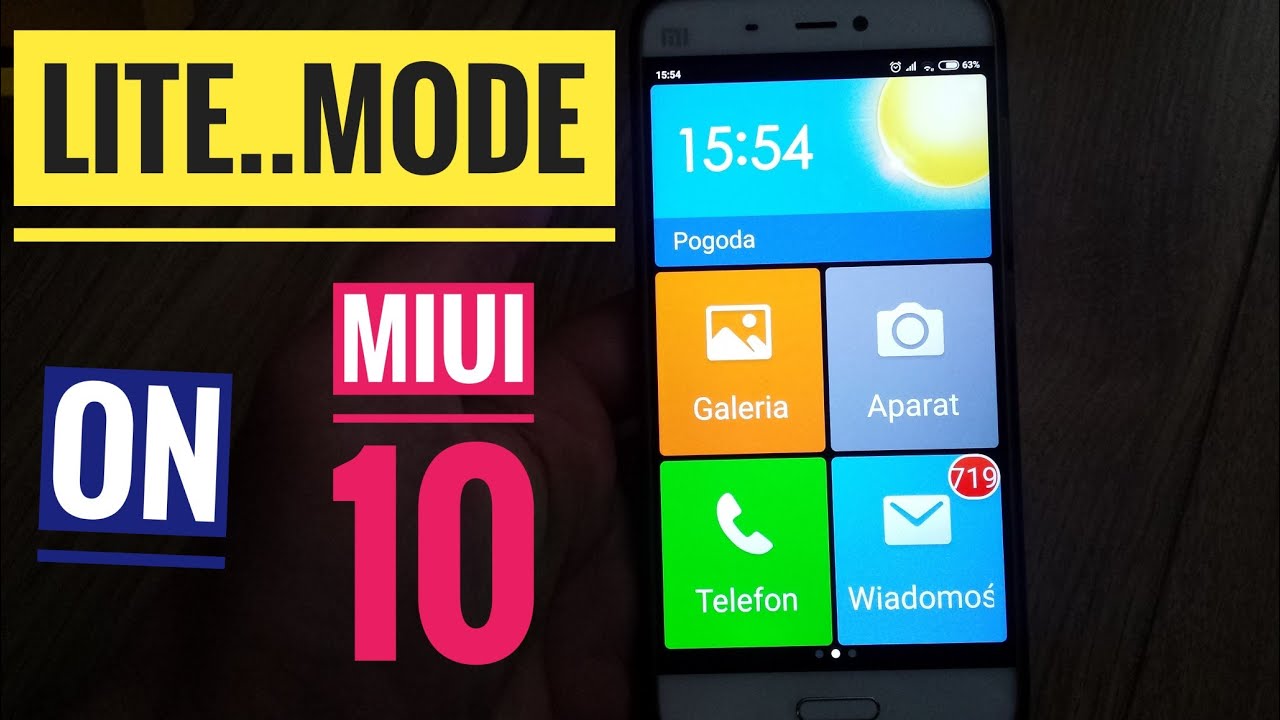 [How to] install Xiaomi LITE MODE on MIUI 10 (Senior Launcher Android ...