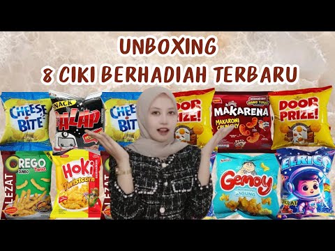UNBOXING 8 MERK CIKI BERHADIAH TERBARU‼️