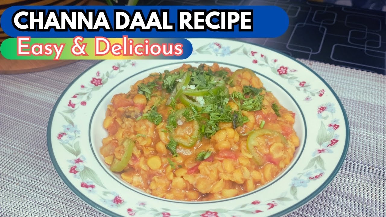 Chana Daal Recipe - Split Chickpea Curry | Savoury - YouTube