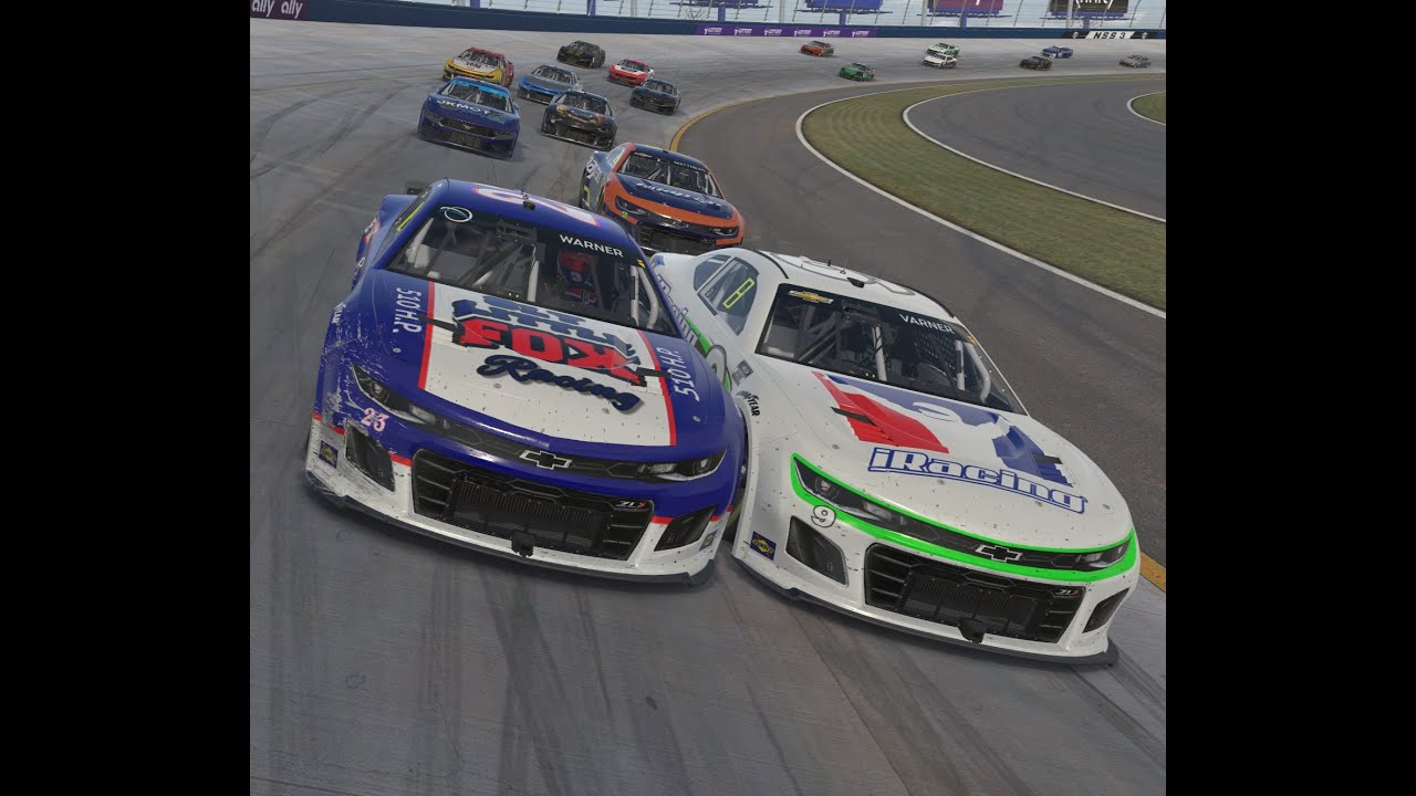 Hard Racing at Nashville in the Next Gen Cup Car on #iracing - YouTube