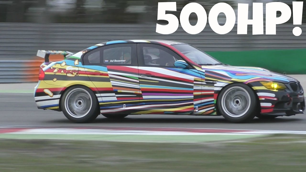 BMW M3 E90 ART CAR- AMAZING Sounds! - YouTube