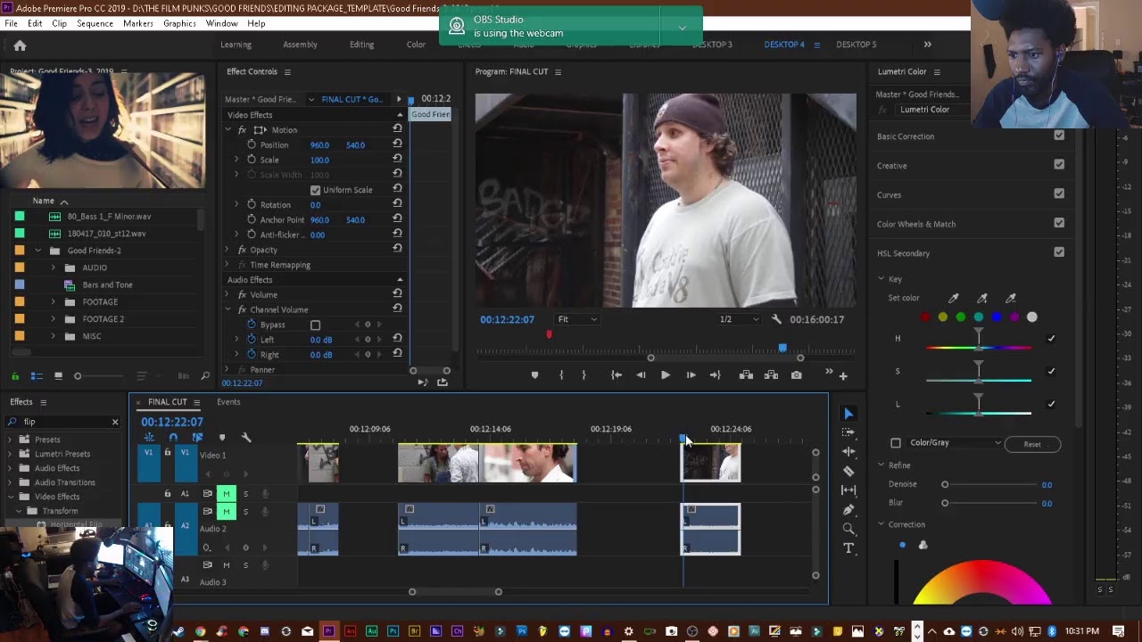 EDITING SESSION | Rough Cut & Chill... - YouTube