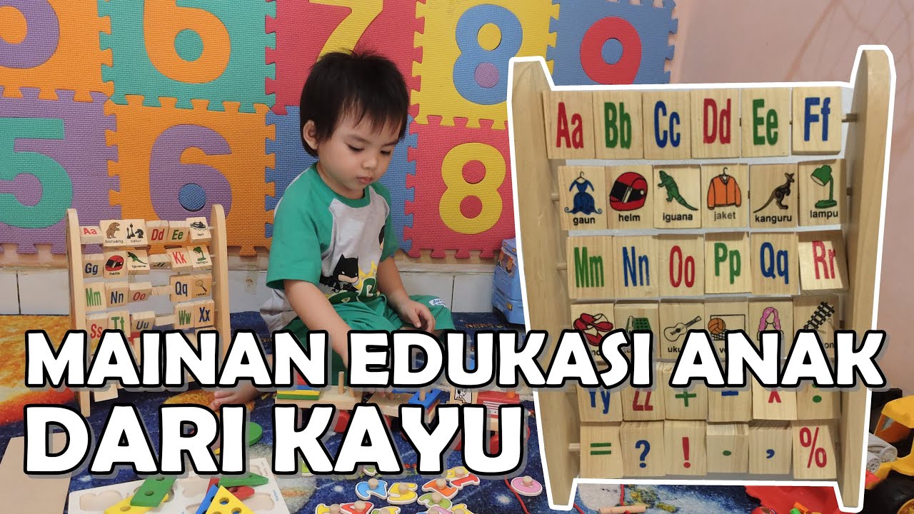 Unboxing dan Review Mainan Edukasi Anak Dari Kayu - YouTube