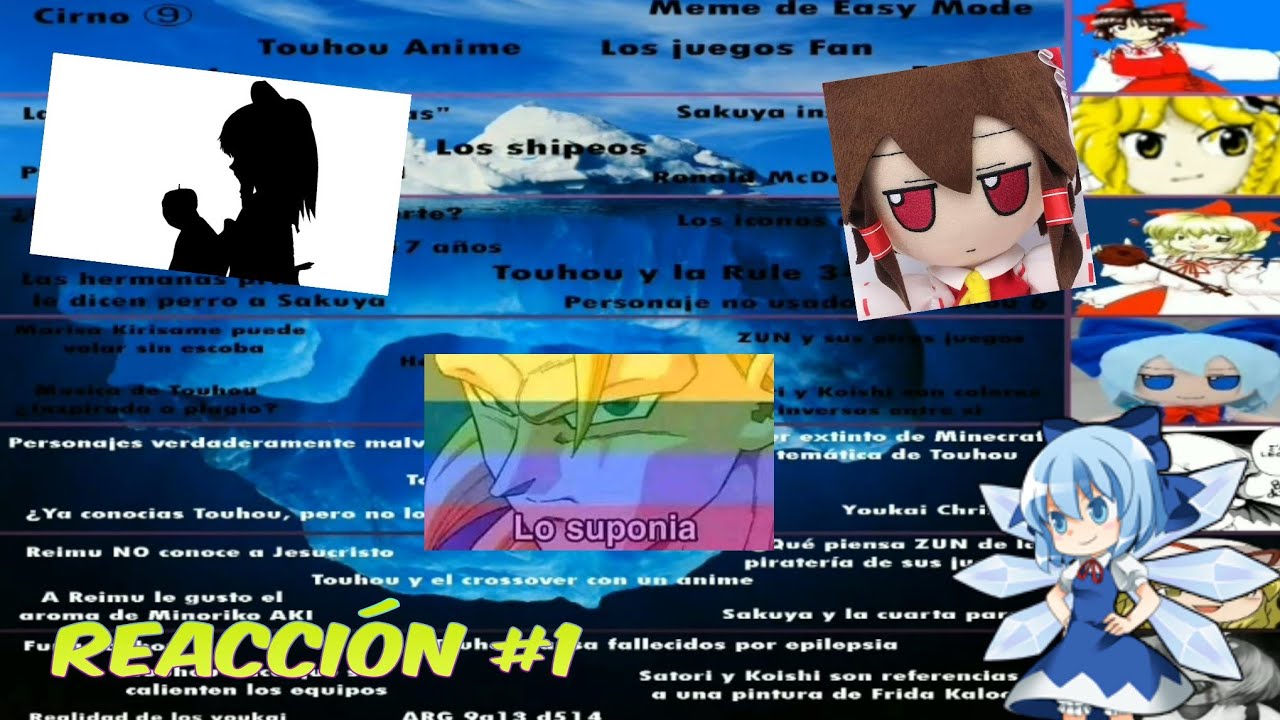 Reaccionando al ICEBERG DE TOUHOU (1/3) - YouTube