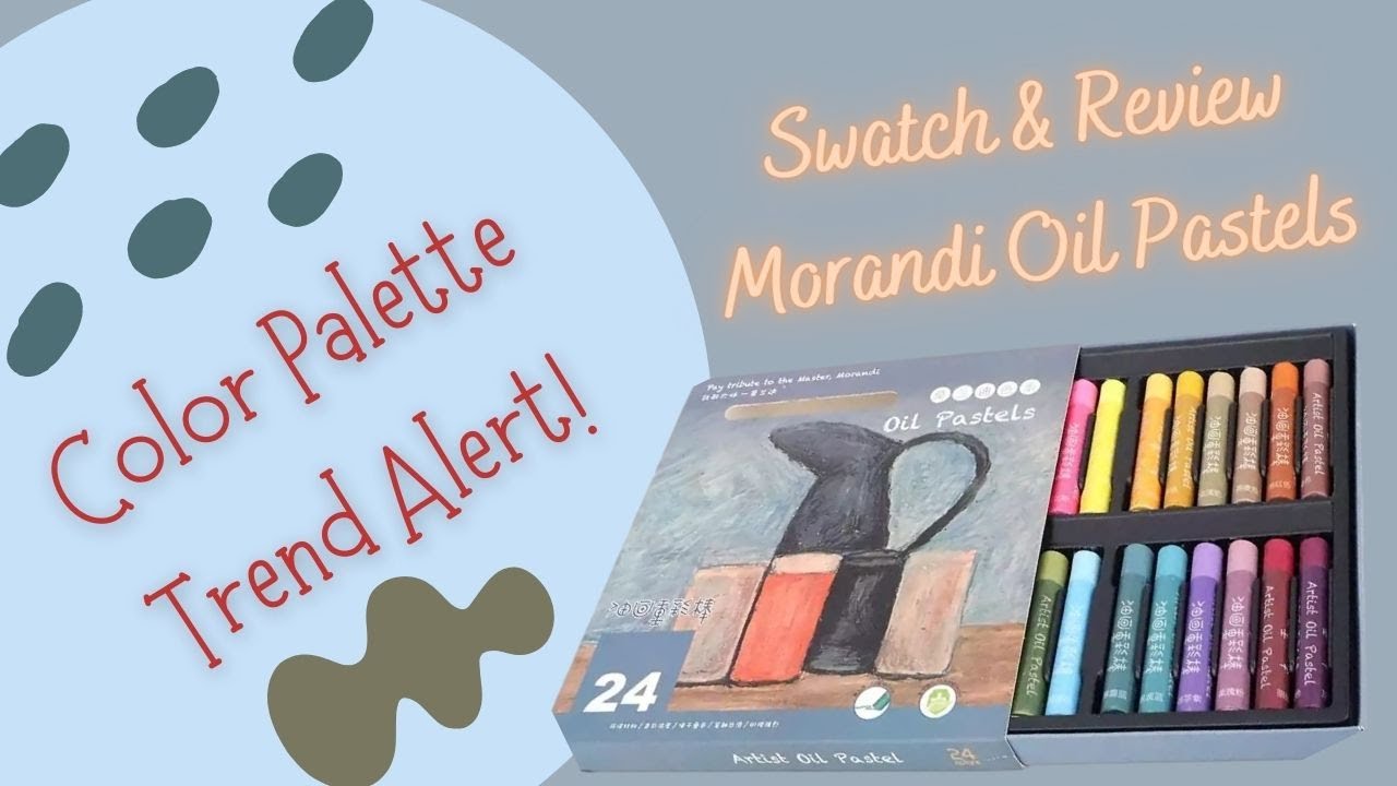 Morandi Color Oil Pastels Swatch & Review - YouTube