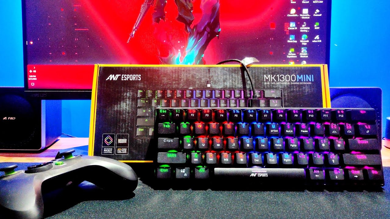 Quick Unboxing My First Ever Mini Gaming Keyboard || ANT ESPORTS MK ...
