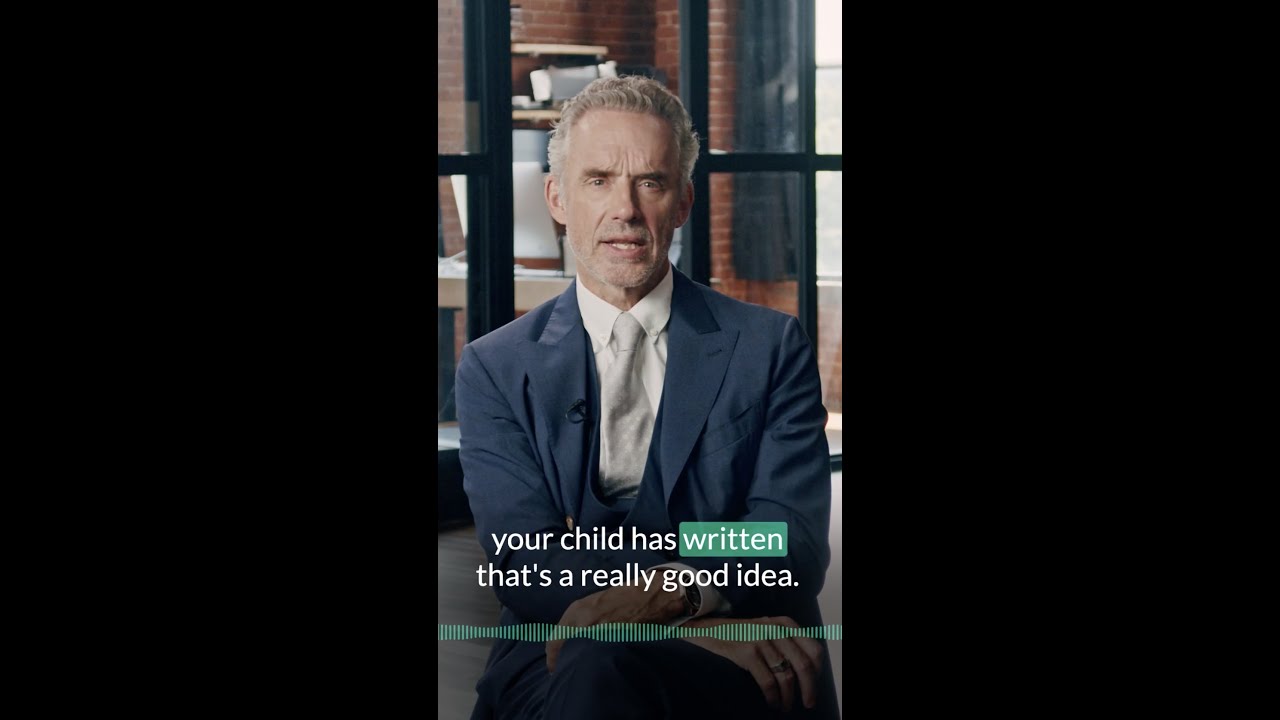 Jordan Peterson on how to help your kids improve their writing - YouTube