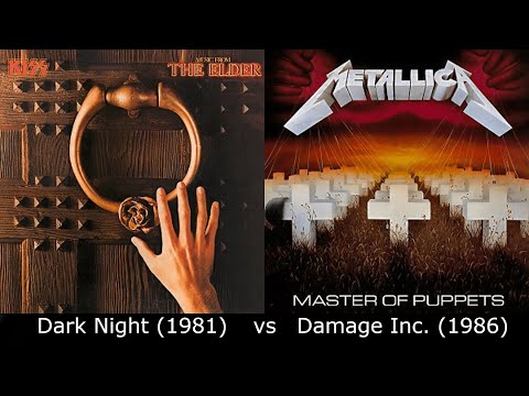 (Song Similarities) Dark Light (1981) vs Damage Inc. (1986) [Ayo Wash Dis #26]
