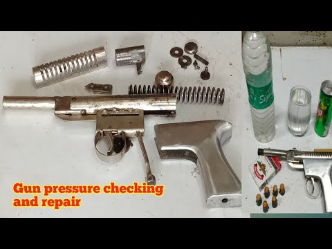 gun restoration old air pistol repair & pressure checking air gun ...