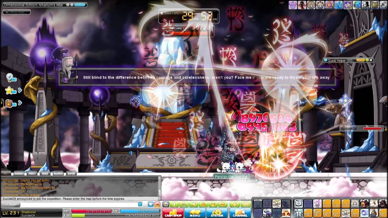 ExtaliaMS Shadower vs Arkarium post ''Nerf'' - YouTube