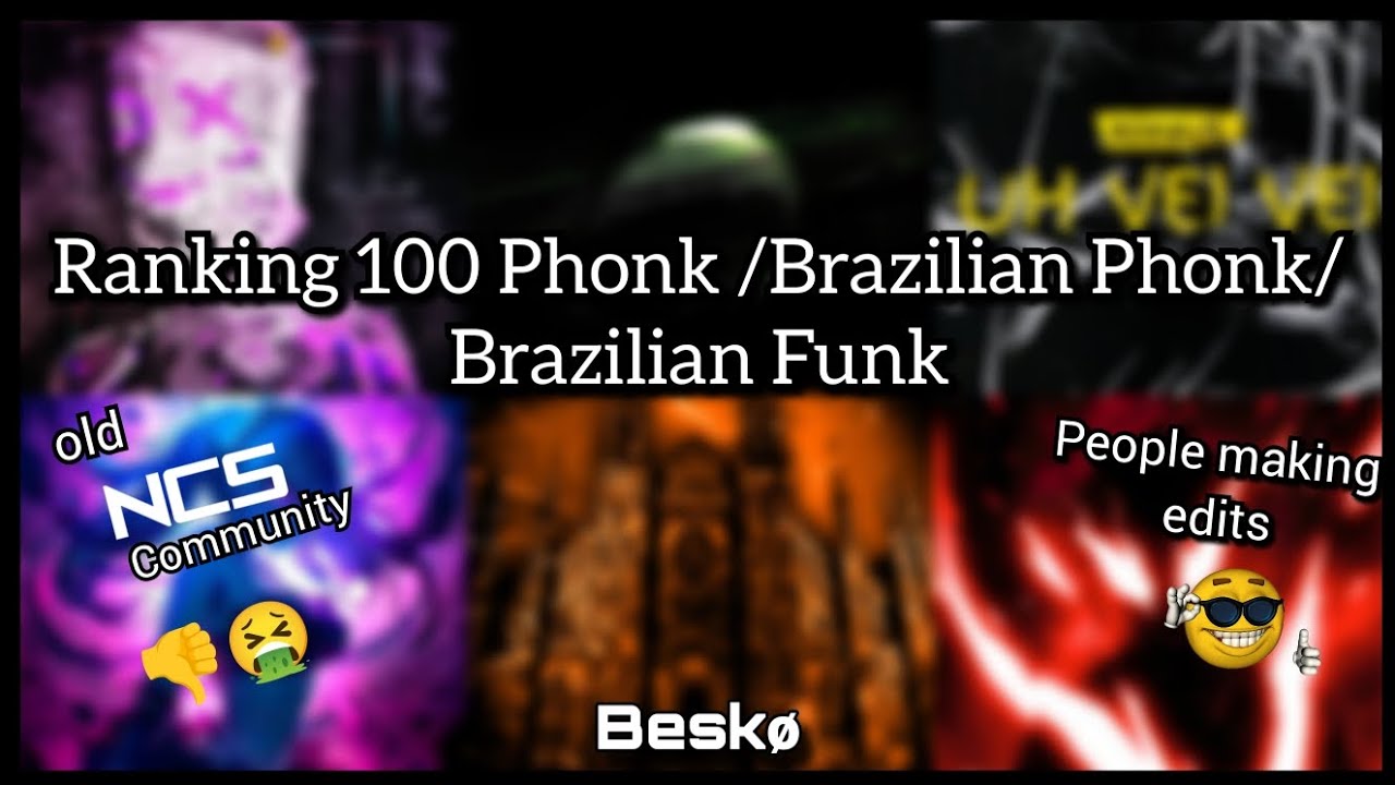 Ranking 100 Phonk / Brazilian Phonk / Brazilian Funk - YouTube