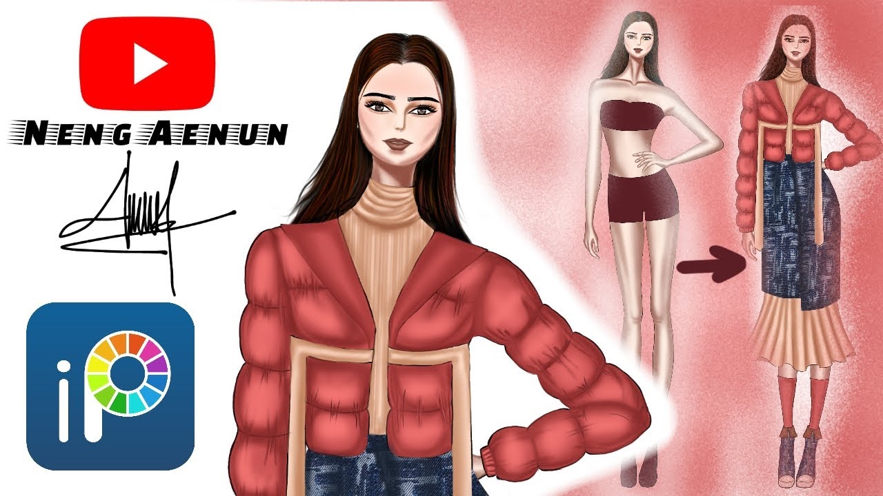 Desain baju Ready to Wear ibis paint x || digital fashion illustration ...