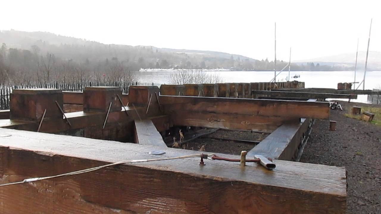 262 Wheel. Slipway carriage. Scotland. - YouTube