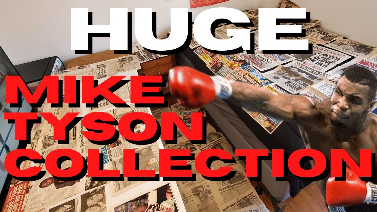 Huge Collection of Rare Mike Tyson Newspapers, Magazines and More - YouTube
