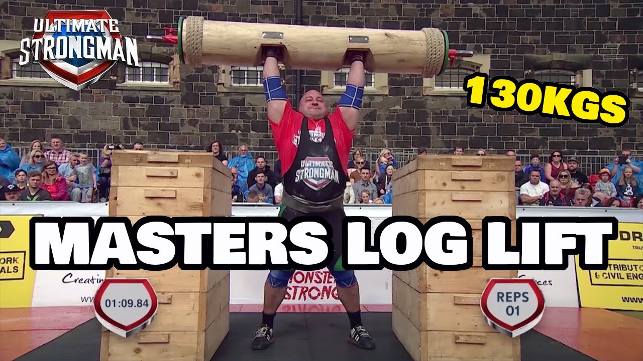 Master Strongmen take on the Log Lift Challenge - YouTube