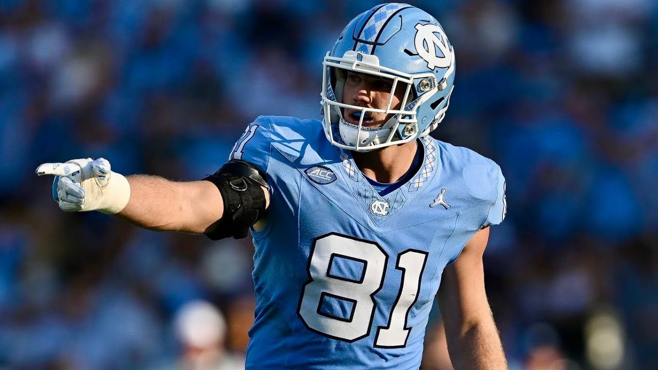 John Copenhaver 2023 Season Highlights | UNC Football TE - YouTube