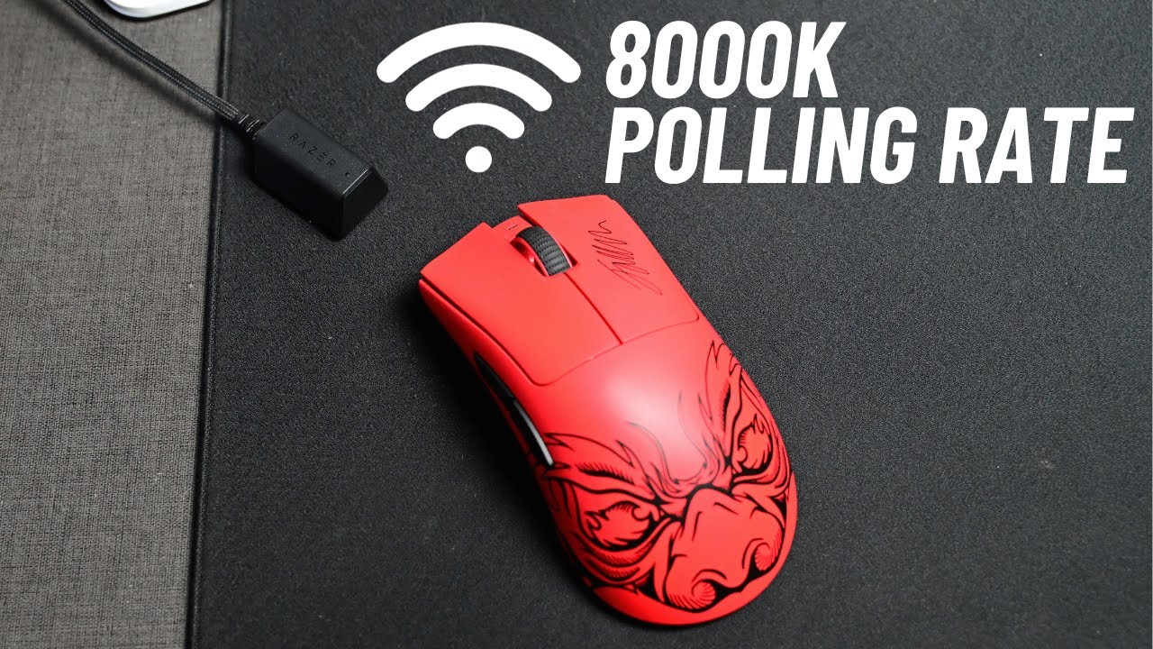 Nova Atualização! Mouses da Razer com 8000 de Polling Rate - YouTube