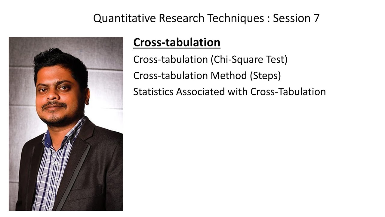 Session 7_Cross tabulation & Chi square test - YouTube