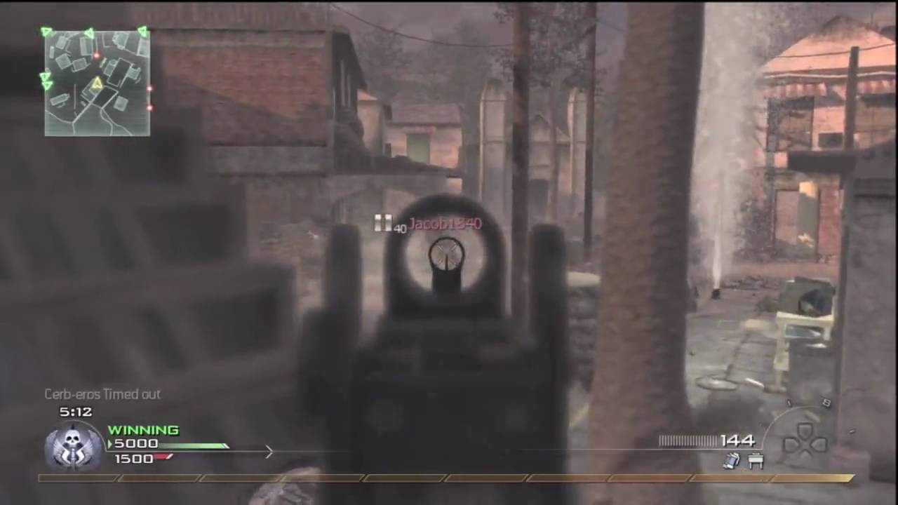 Modern Warfare 2- Team Deathmatch Gmeplay Rundown M4A1 - YouTube