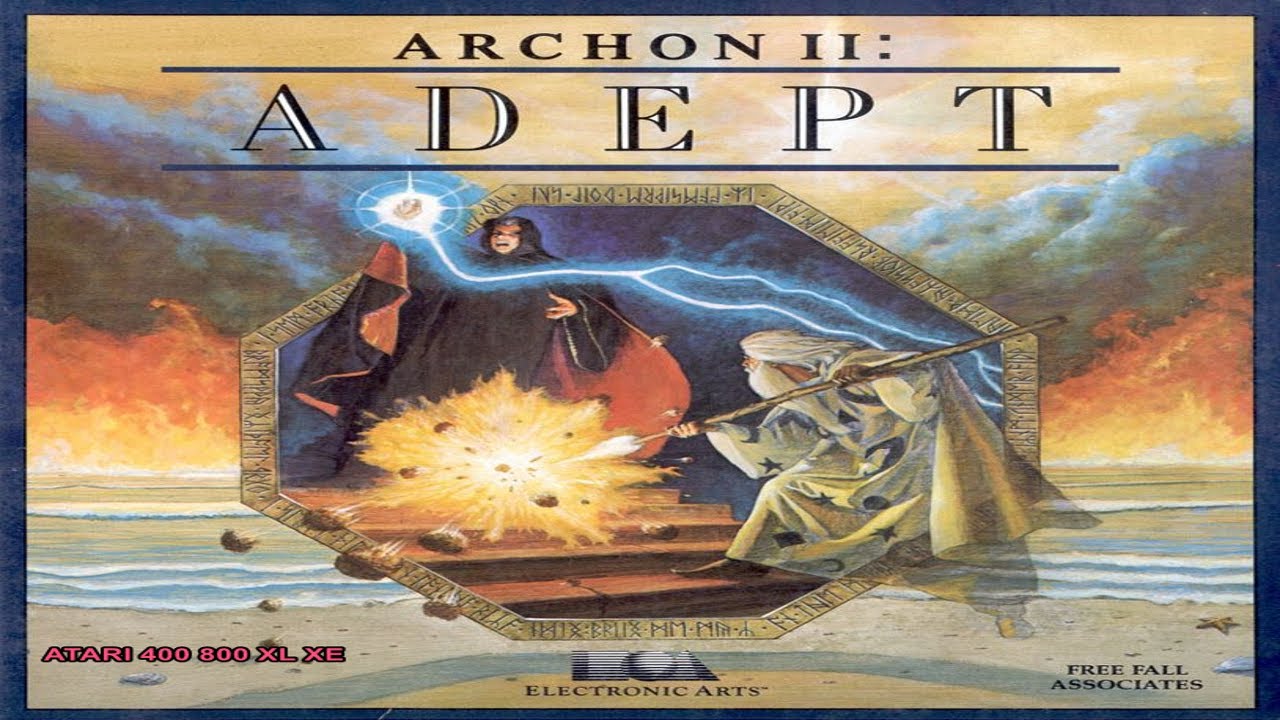 Atari 400 800 XL XE COMPUTERS Game ARCHON II ADEPT - Excellent game for ...