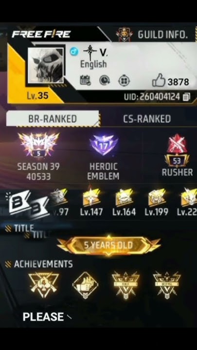 Free fire new Profile editing video comment your Uid #like #freefire # ...