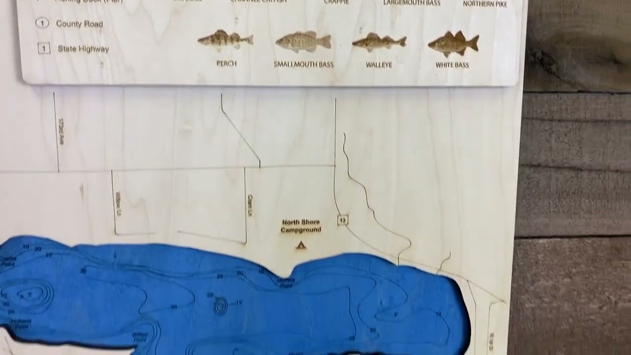 Tetonka Lake Engraved Map by Sportsman's Connection - YouTube