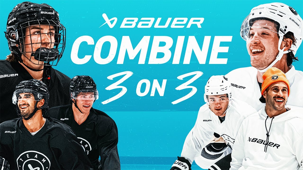 3v3 hockey ends in total CHAOS | Bauer Combine - YouTube