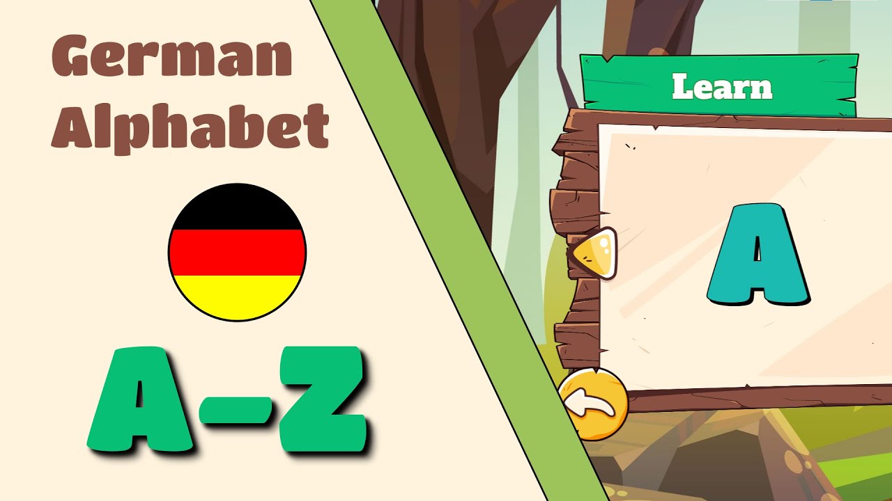 Learn the German Alphabet (capital letters) with "Alphabet & Numbers ...
