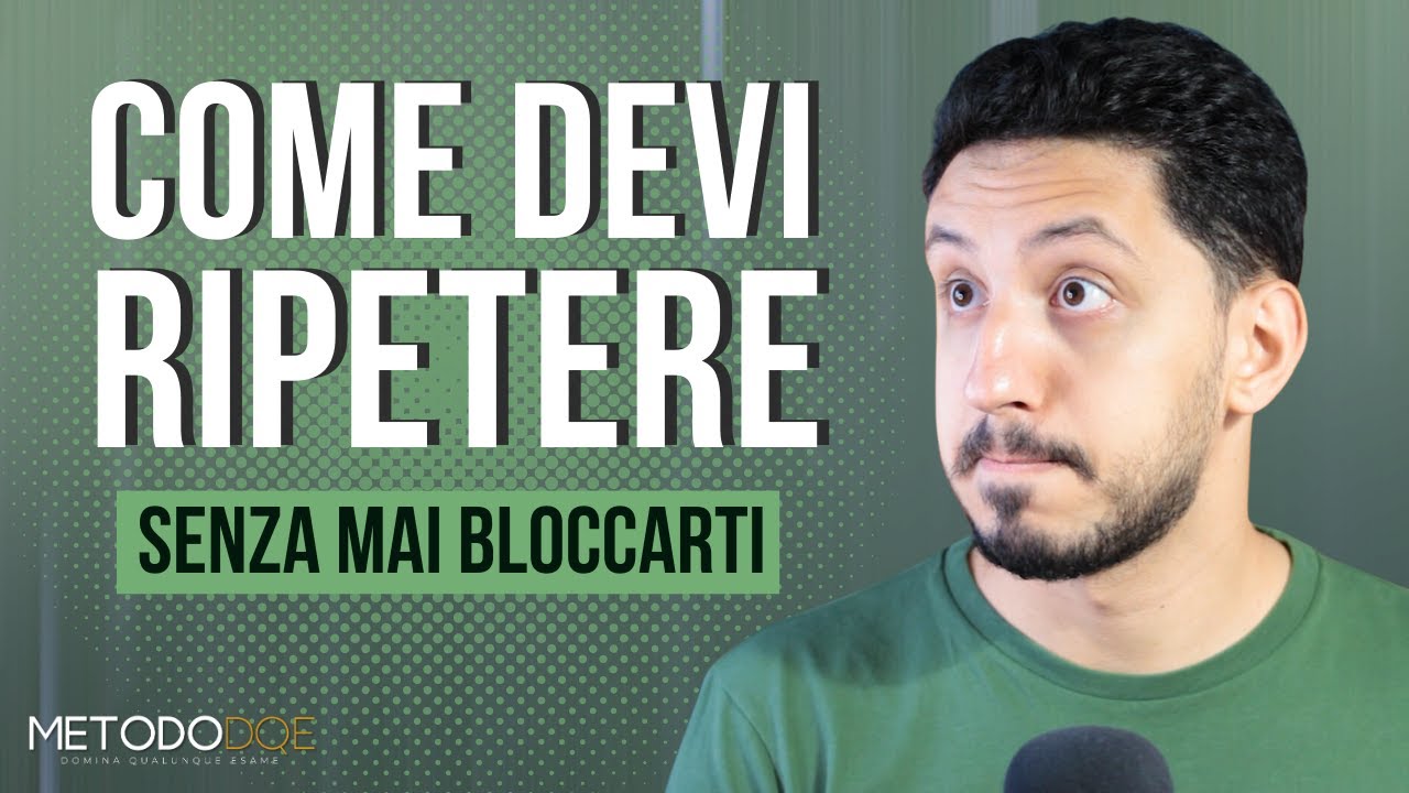 Come Faccio a Ripetere Senza Rischiare di Bloccarmi! (Metodo dei 3 ...