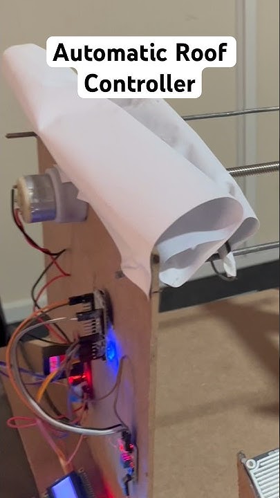 IoT based automated roof controller #automation #iot #projects # ...