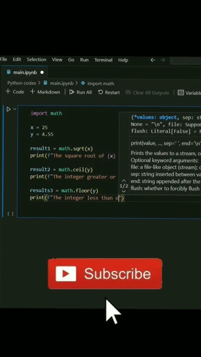 Python Math Module Bulit In Functions And Constant Part1 Trending Pythontricks Coding